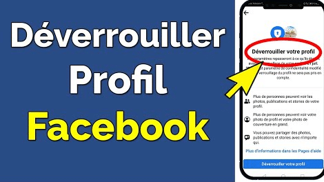 Comment déverrouiller mon profil Facebook - DigitalAstuces